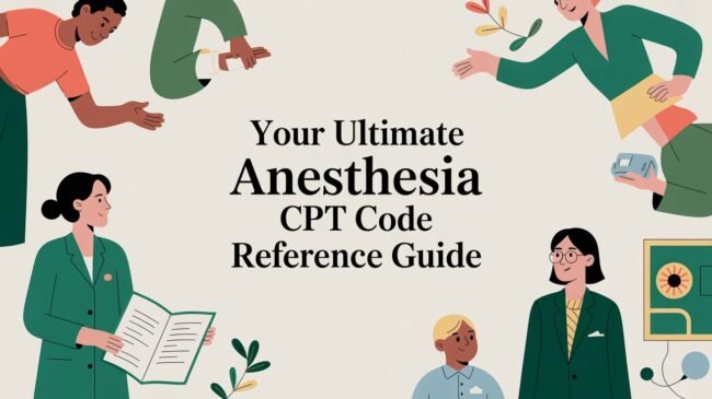 Your Ultimate Anesthesia CPT Code Reference Guide for 2026